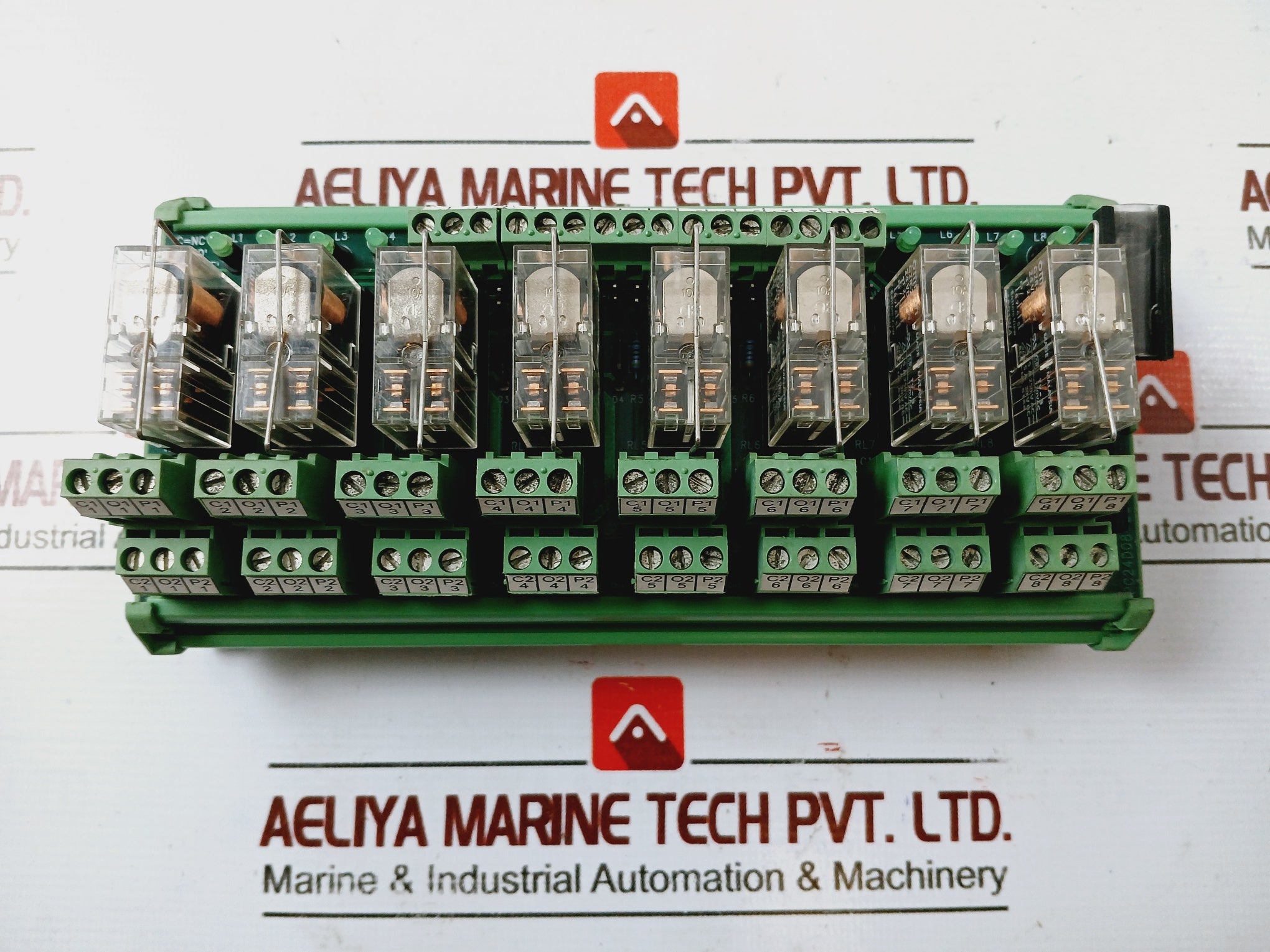 Phoenix Contact PC24D08-2COB Relay Board PC24D08-2C 0074514 E153807 ...