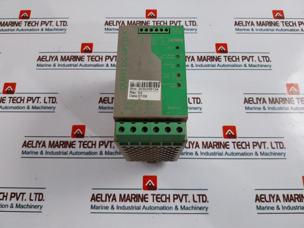 Phoenix Contact Quint-dc-ups/24Dc/20 Uninterruptible Power Supply 2866 ...