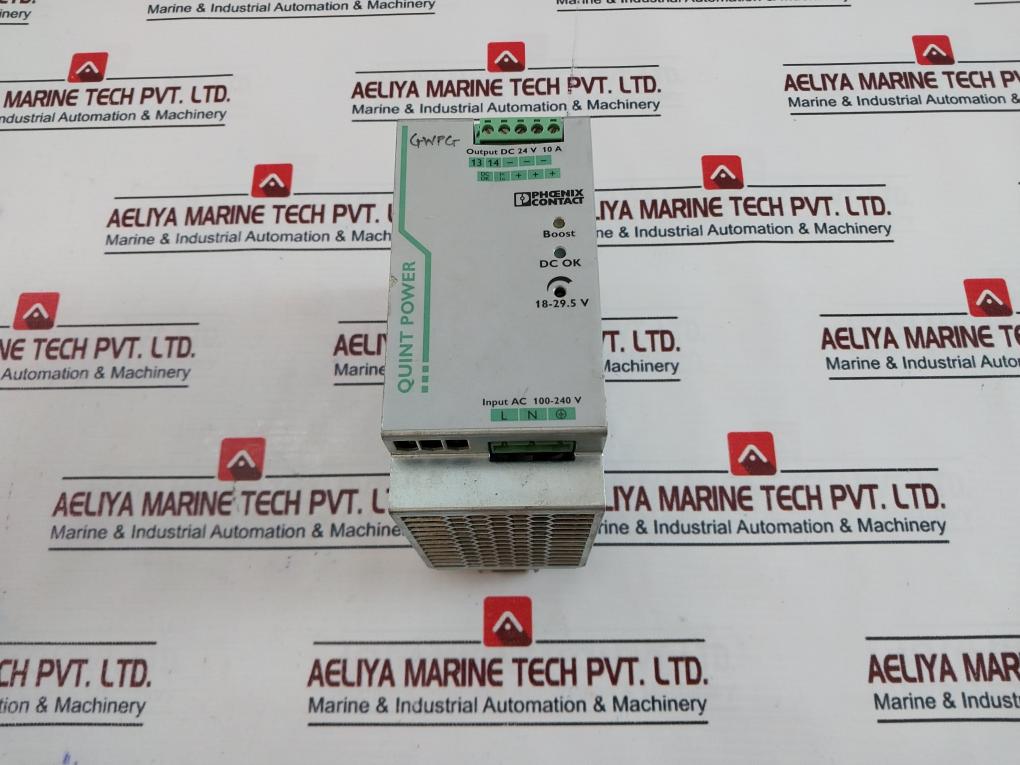 Phoenix Contact Quint-ps/1Ac/24Dc/10 Power Supply Unit 100-240V/50-60H ...