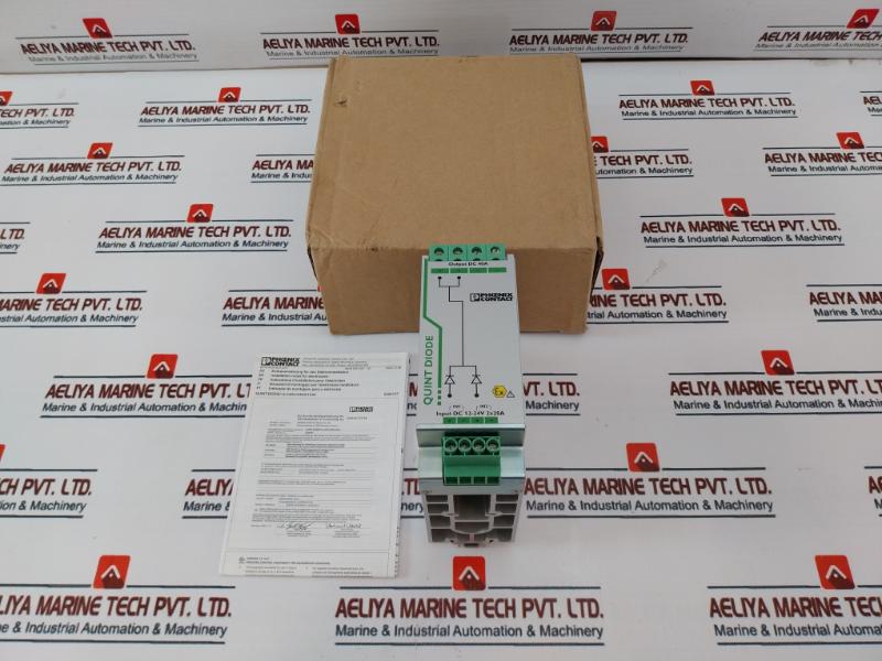 Phoenix Quint-diode/12-24Dc/2X20/1X40 Diode Module – Aeliya Marine Tech