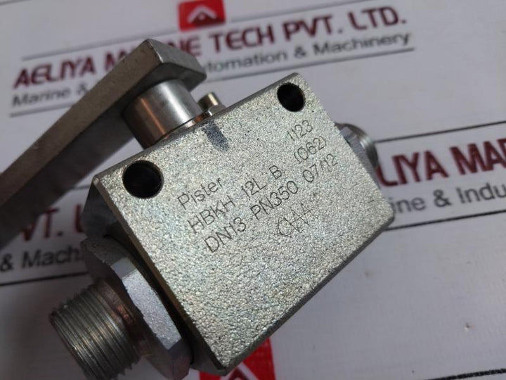 Pister Hbkh 12L B Stroke Limiter Ball Valve 1/2" Hydraulic With Spring ...