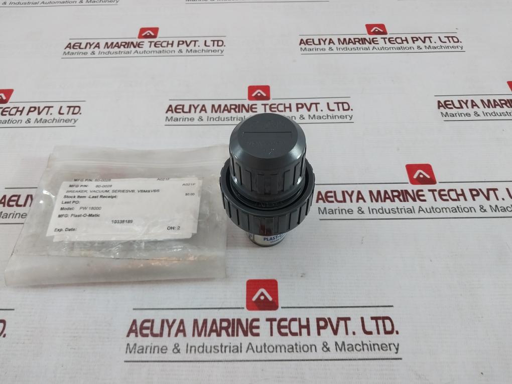 Plast-o-matic Valves Vbm050V-pv Vacuum Breaker Vbm050V-pv/Vbm-050 Ckm0 ...