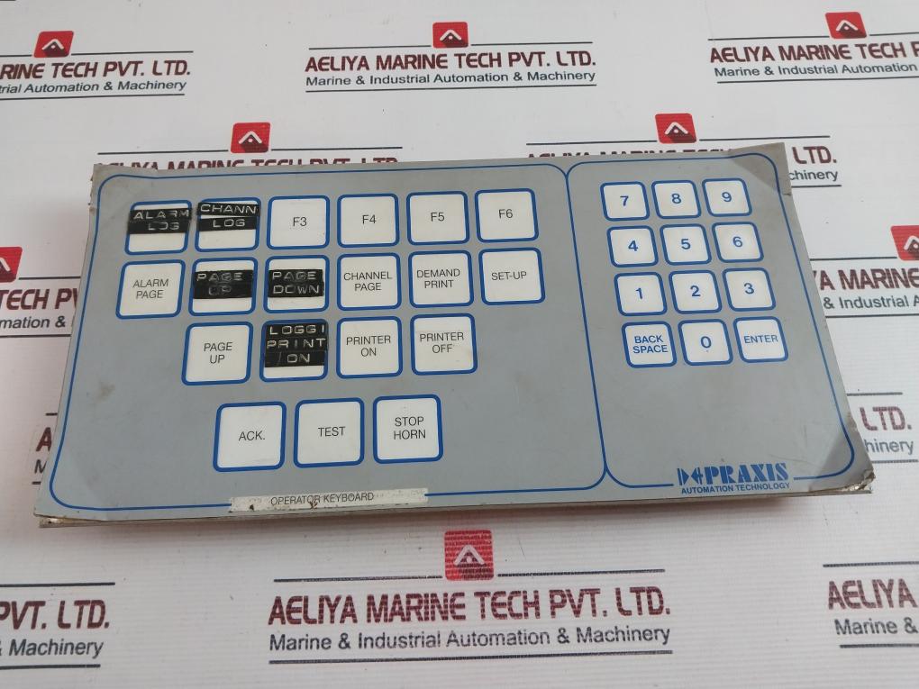 Praxis 93.6.020.000 Operator Keyboard Rev D – Aeliya Marine Tech