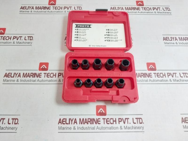 Proto J69X00 Bolt Extractor Socket Set 10-pc 7Mm, 1/4,9/32 – Aeliya ...