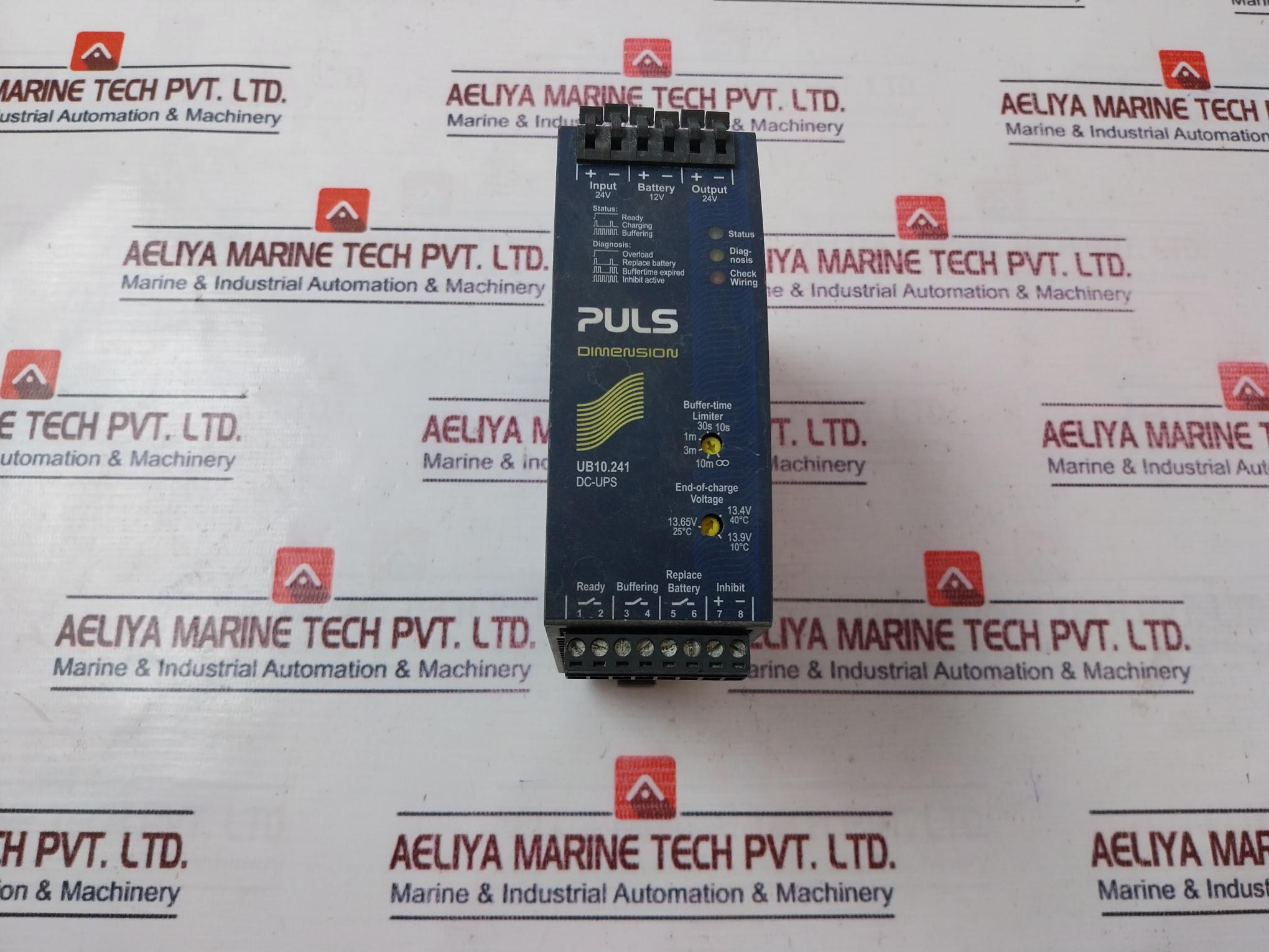 Puls Dimension UB10.241 Dc-ups Control Unit 22.5-30Vdc – Aeliya Marine Tech