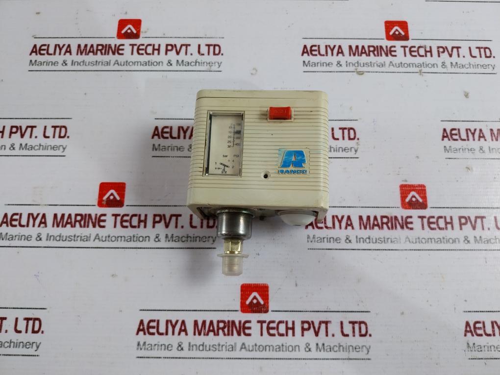 Ranco 7-30 Bar Pressure Switch Vsd A/c 7-30 Bar 100-400 Psi, 510762010 ...