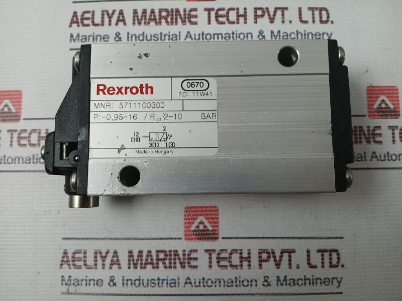Rexroth 5711100300 Aventics Piloted Air Control Valve 2-10 Bar 95-16/P ...