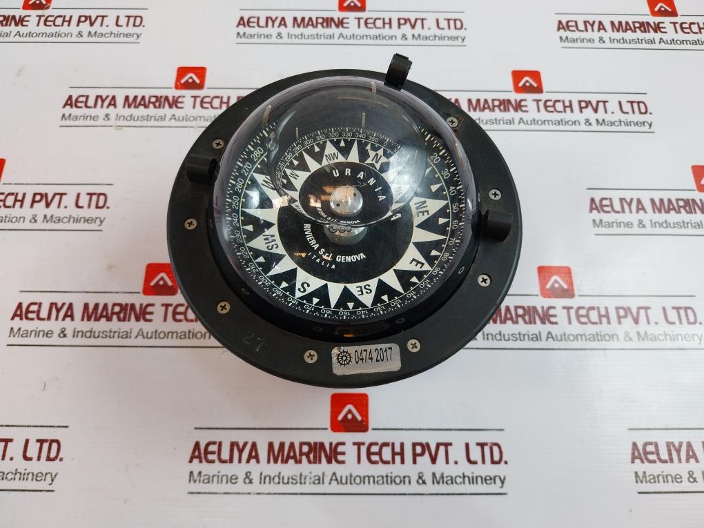 Riviera 0-350 Vintage Large Ships Gyro Compass – Aeliya Marine Tech