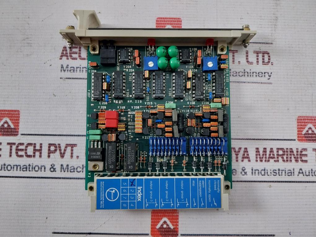 Rolf Janssen Bm 06 Pcb For Lubricating Oil Pressure/Generator Failure ...
