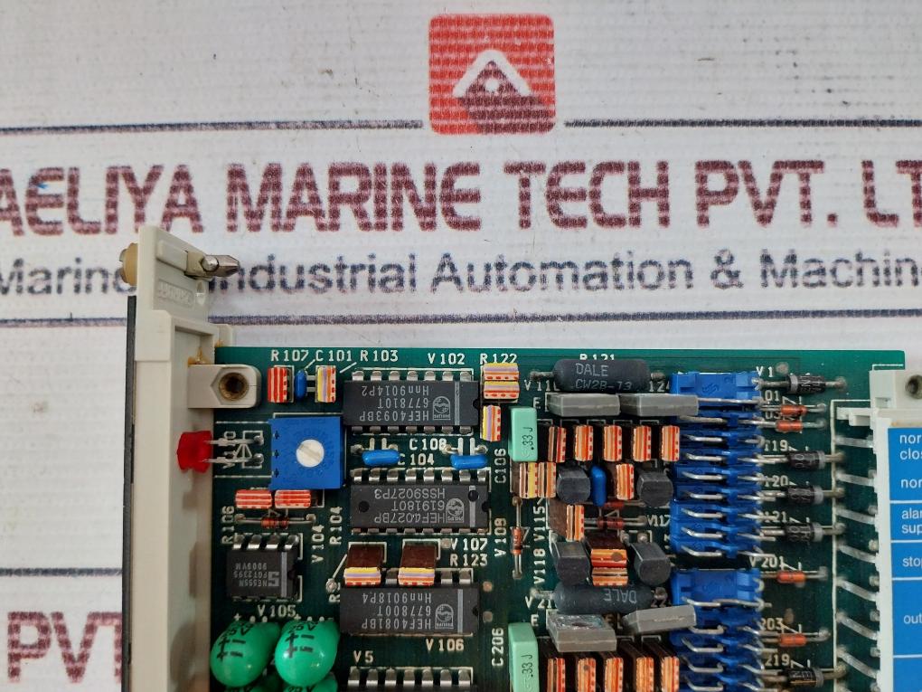 Rolf Janssen Bm 06 Printed Circuit Board For Overspeed Controller Nr.2 ...