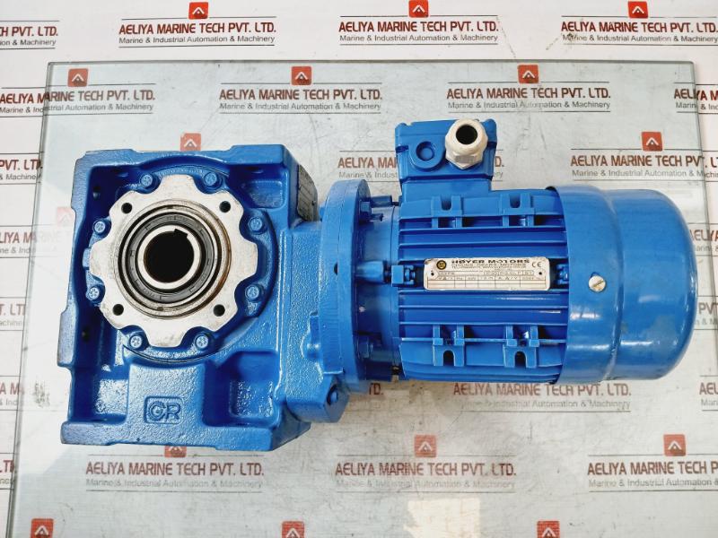 Rossi Motoriduttori Ms711-4 3-phase Motor & Brake W/ Mriv 62 U02a Gear ...