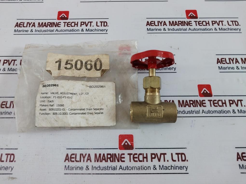 Rubens DN15 15060 Adjustment Valve 1/2 Inch CD PN 100 – Aeliya Marine Tech