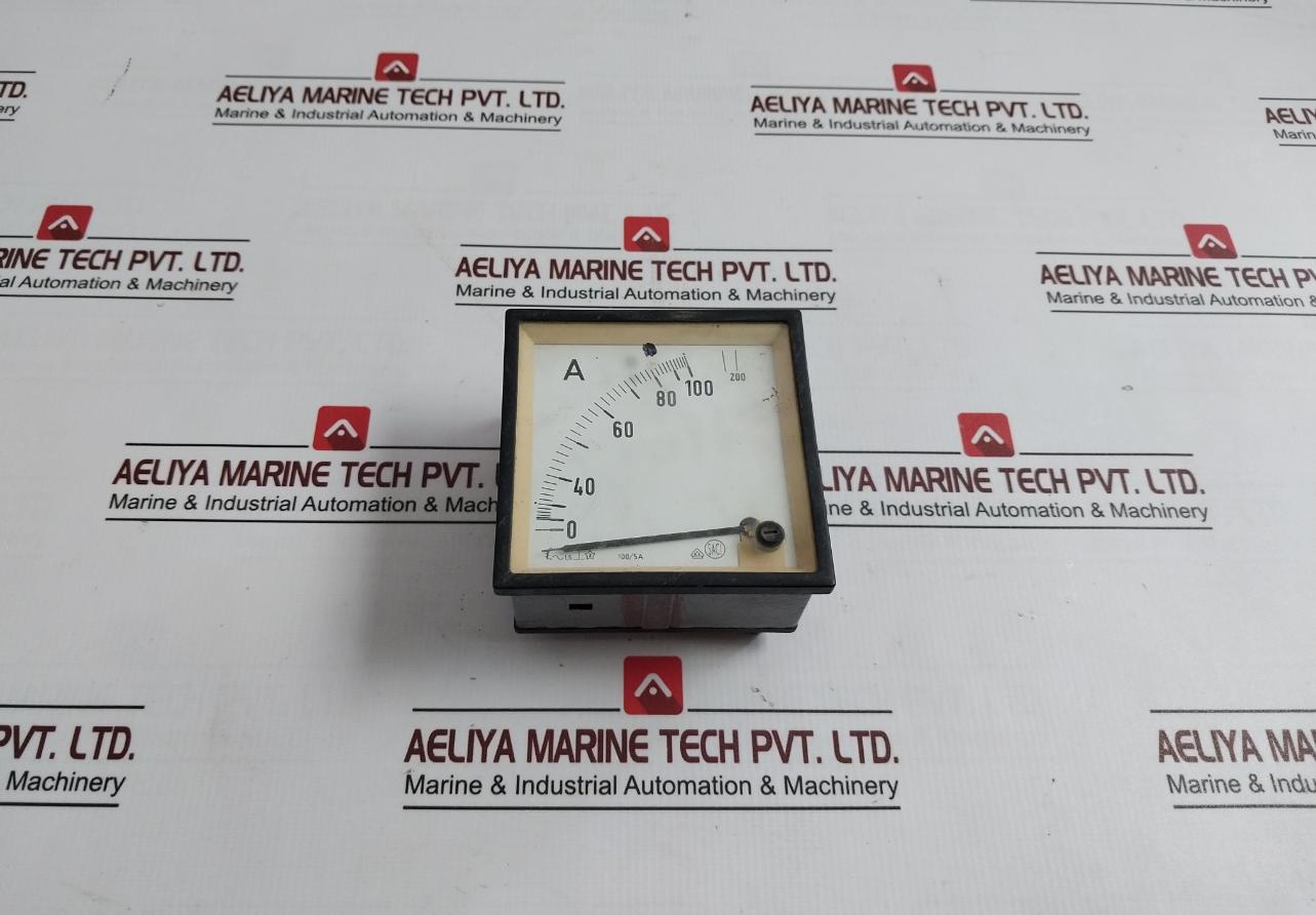 Saci 100/5A Analog Panel Ammeter 0-100/200 A – Aeliya Marine Tech