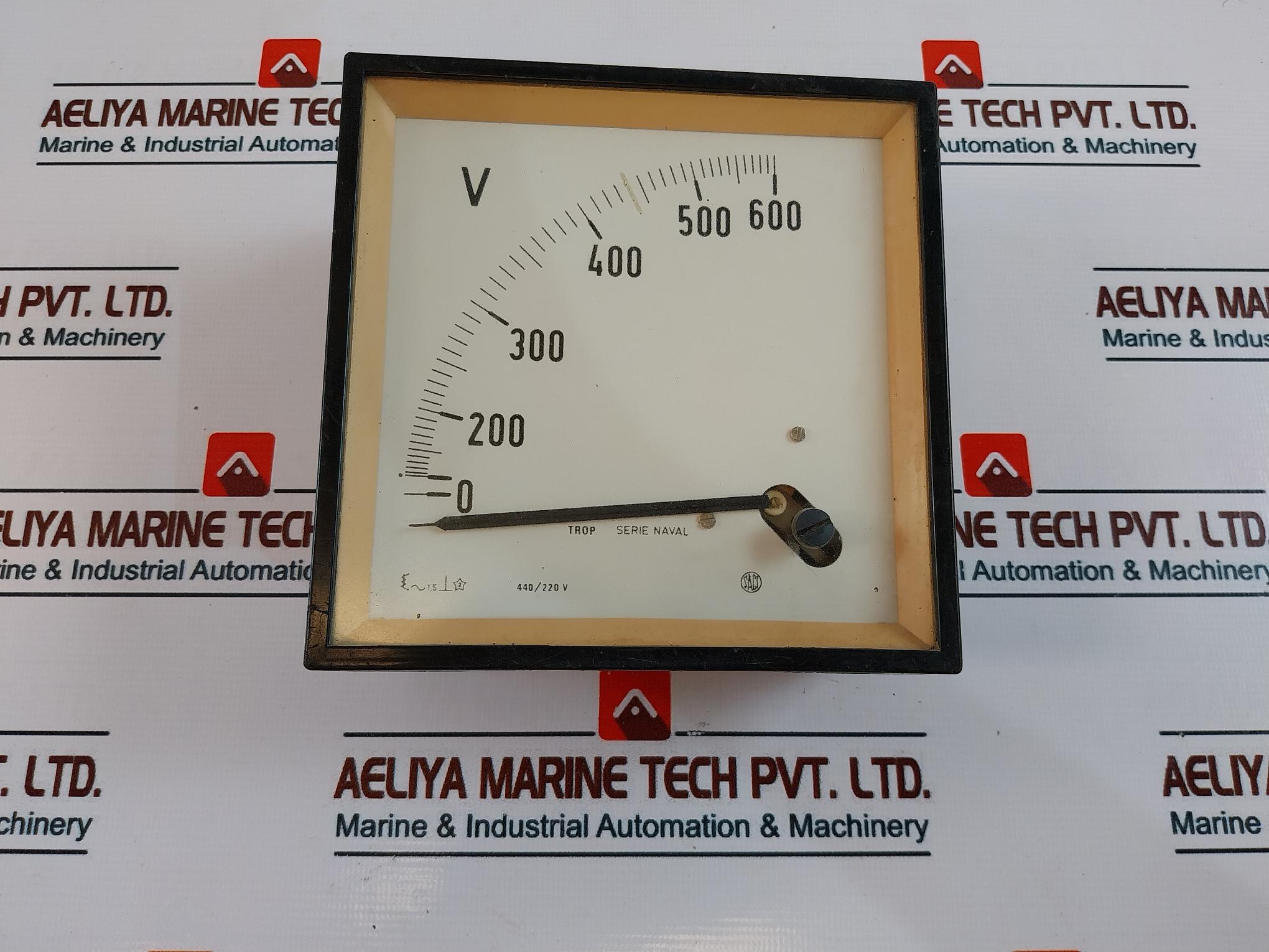 Saci 440/220V Voltmeter 0-600V – Aeliya Marine Tech®
