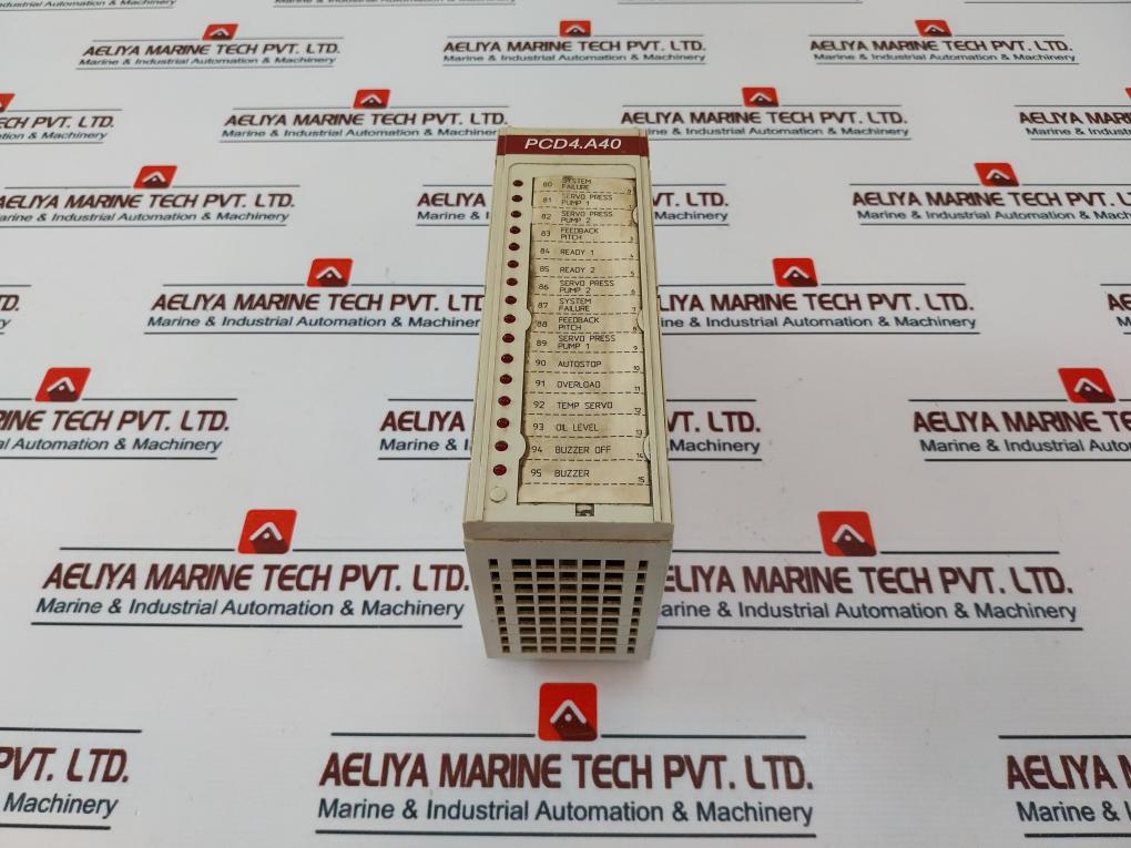 Saia-burgess Pcd4.A400 Digital Output Module 24Vdc 0.5A Version: B ...