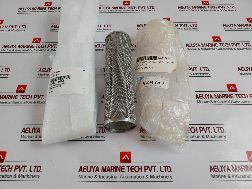 Scanship 60-9999 Flush Water Filter Insert Ss2343 200 Μm 1 1/4” 278040 ...