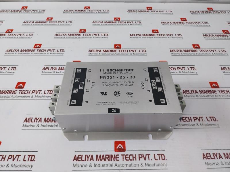 Schaffner Fn351-25-33 Power Line Filter 690V/65A 50-60Hz – Aeliya ...
