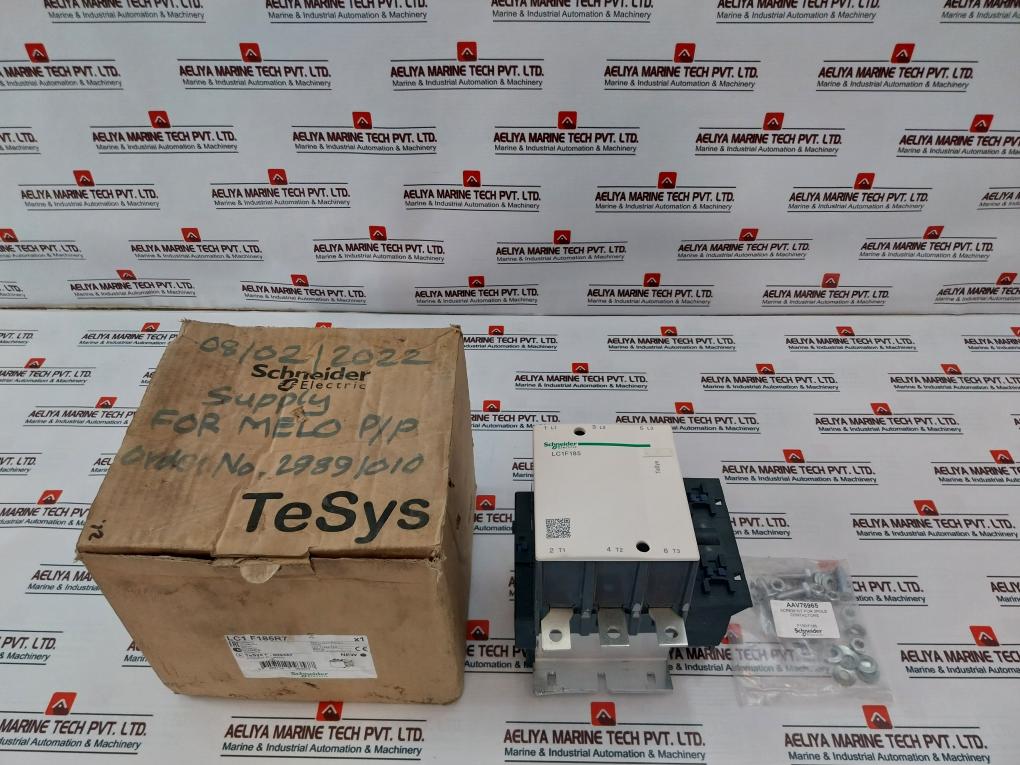 Schneider Electric Tesys Lc1F185/Lx9Fg415 3 Pole Contactor With Coil 2 ...