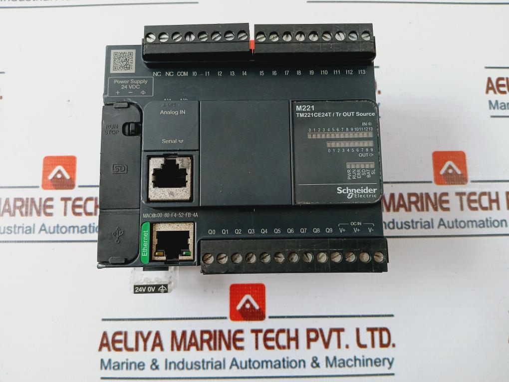 Schneider Electric TM221CE24T Logic Controller 24VDC – Aeliya Marine Tech