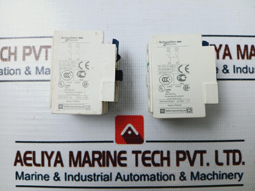 Schneider Electric Ladn20 Auxiliary Contact Block – Aeliya Marine Tech