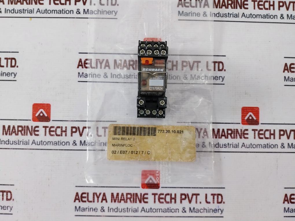 Schrack Zt570R24 Mini Relay With Base Zg 78700 – Aeliya Marine Tech