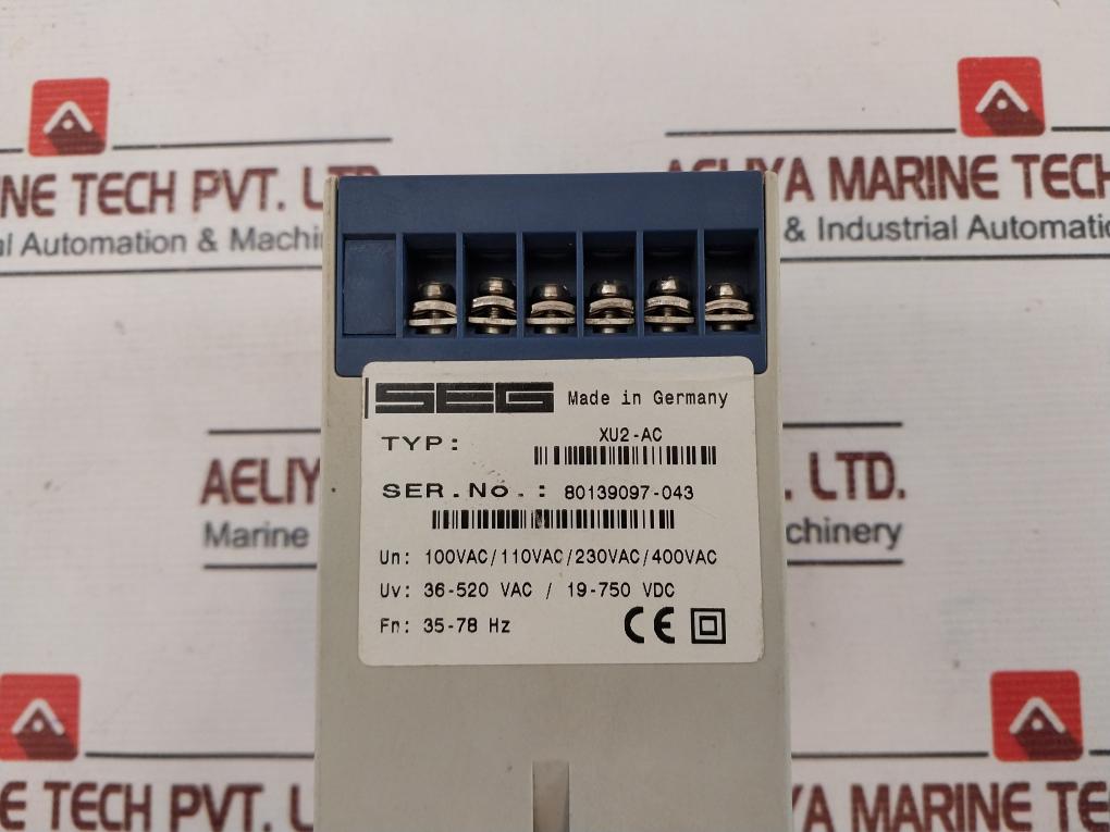 Seg Xu2-ac Voltage Measuring Relay – Aeliya Marine Tech