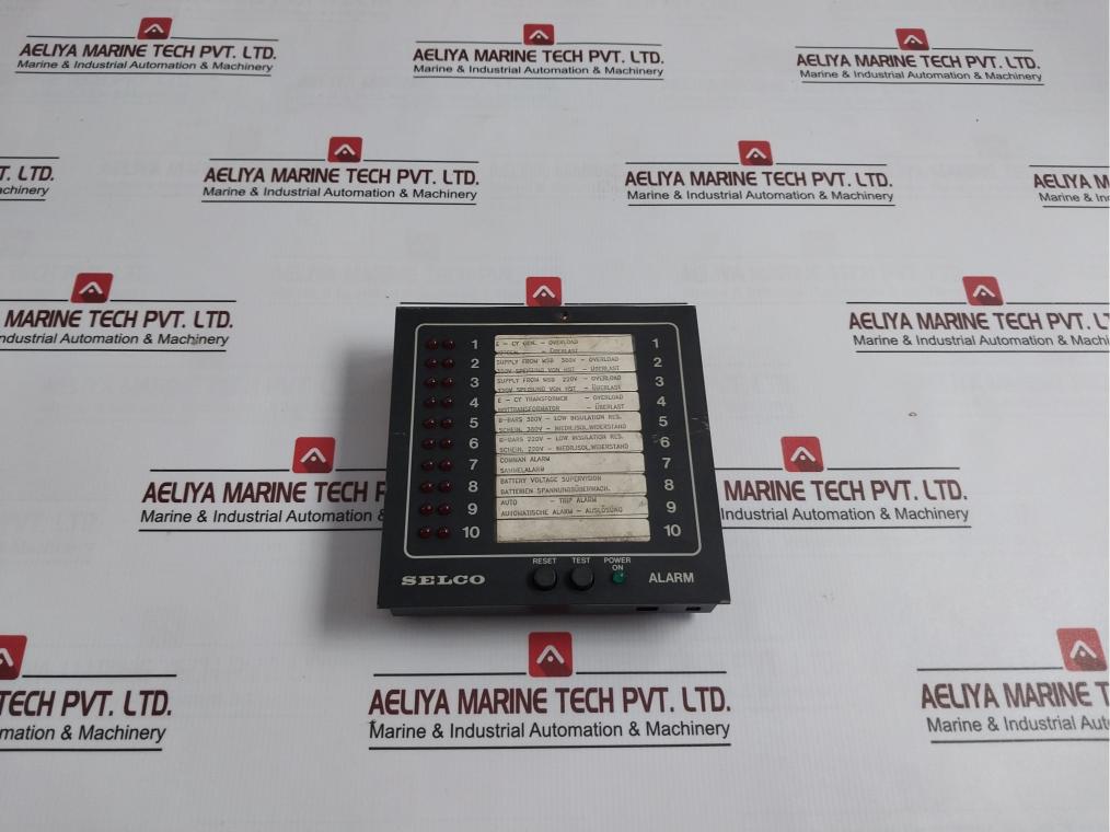 Selco M1000 Alarm Monitoring Panel 24V 303149 – Aeliya Marine Tech