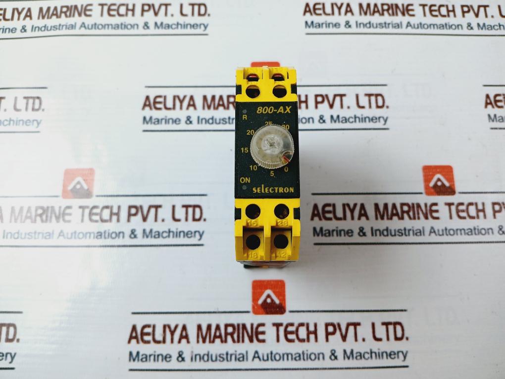 Selectron 800-AX On Deley Timer 24-240V AC/DC 5A 250V AC/24V DC ...
