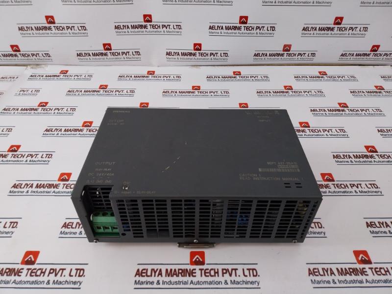 Siemens 1P 6Ep1437-2Ba10 Sitop Power 40 Stabilized Power Supply Input ...