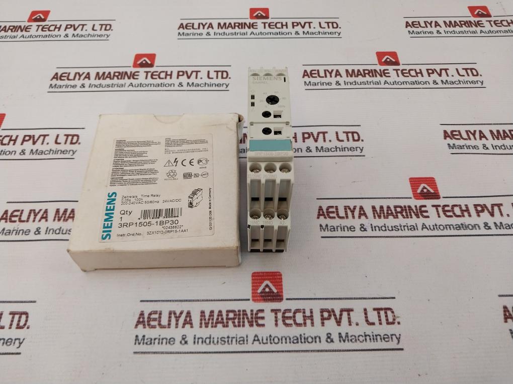 Siemens 3Rp1505-1Bp30 Simirel Timing Relay 50/60Hz – Aeliya Marine Tech