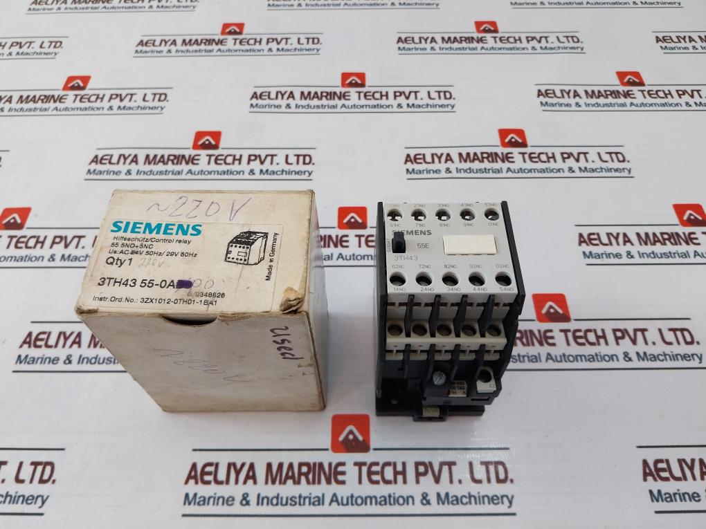 Siemens 3Th4355-0A 55E Control Relay G/9347 – Aeliya Marine Tech
