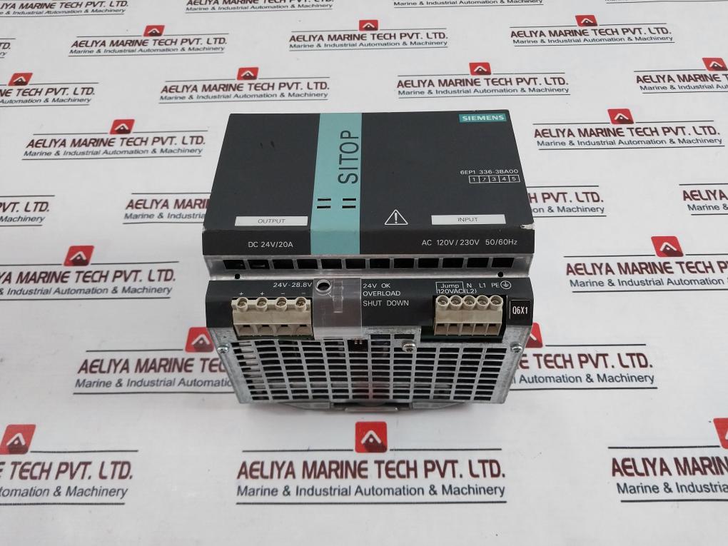 Siemens 6Ep1 336-3Ba00 Sitop Modular 20A 1/2 Ph Power Supply – Aeliya ...