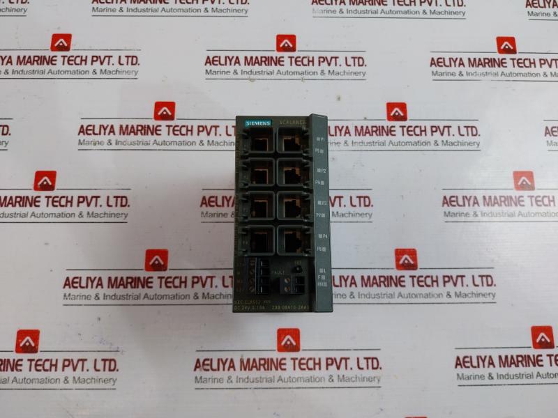 Siemens 6Gk5208-0Ba10-2Aa3 Scalance X208 Industrial Ethernet Switch ...