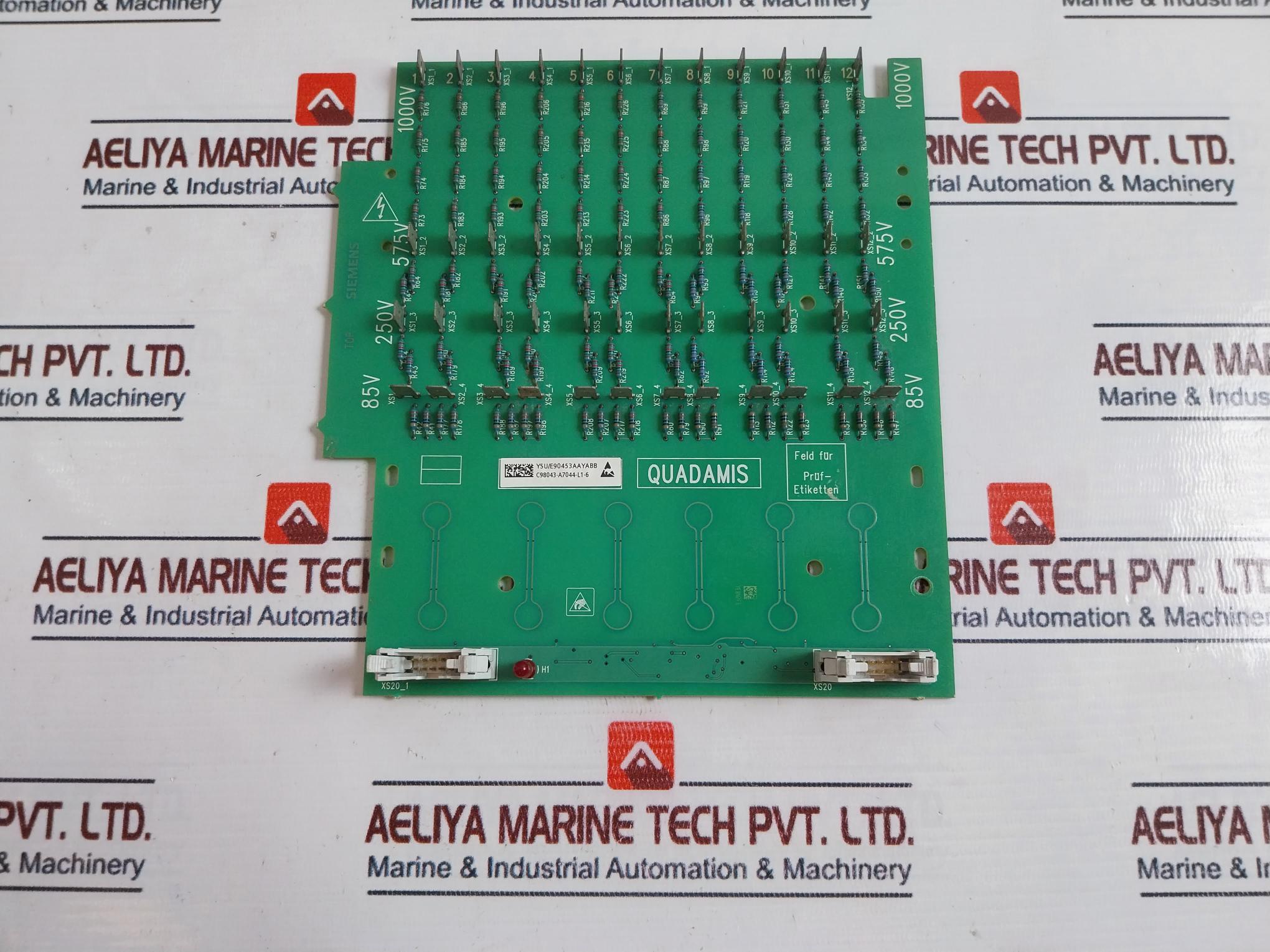 Siemens C98040-a7044-c1-2 Backup Monitoring Printed Circuit Board ...