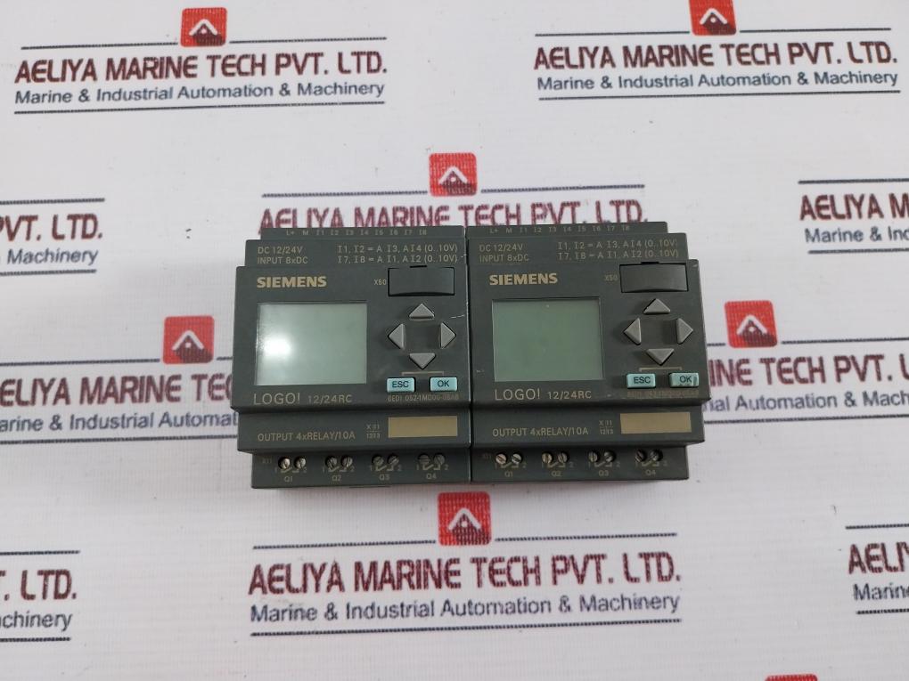 Siemens Logo! 12/24RC 6ED1 052-1MD00-0BA6 Logic Extension Module ...