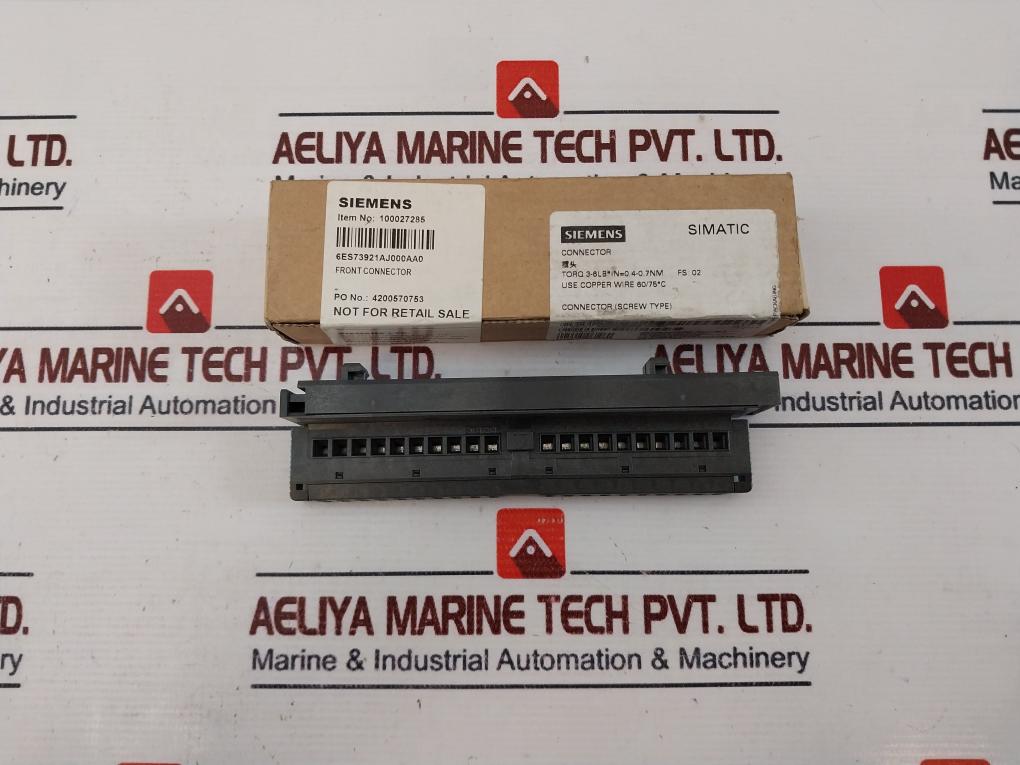 Siemens Simatic 6Es7 392-1Aj00-0Aa0 Front Connector S Wmr/J8 – Aeliya ...