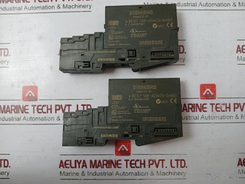 Siemens Simatic S7 6Es7 138-4Da03-0Ab0 Electronic Module 6Es7 193-4Cb3 ...