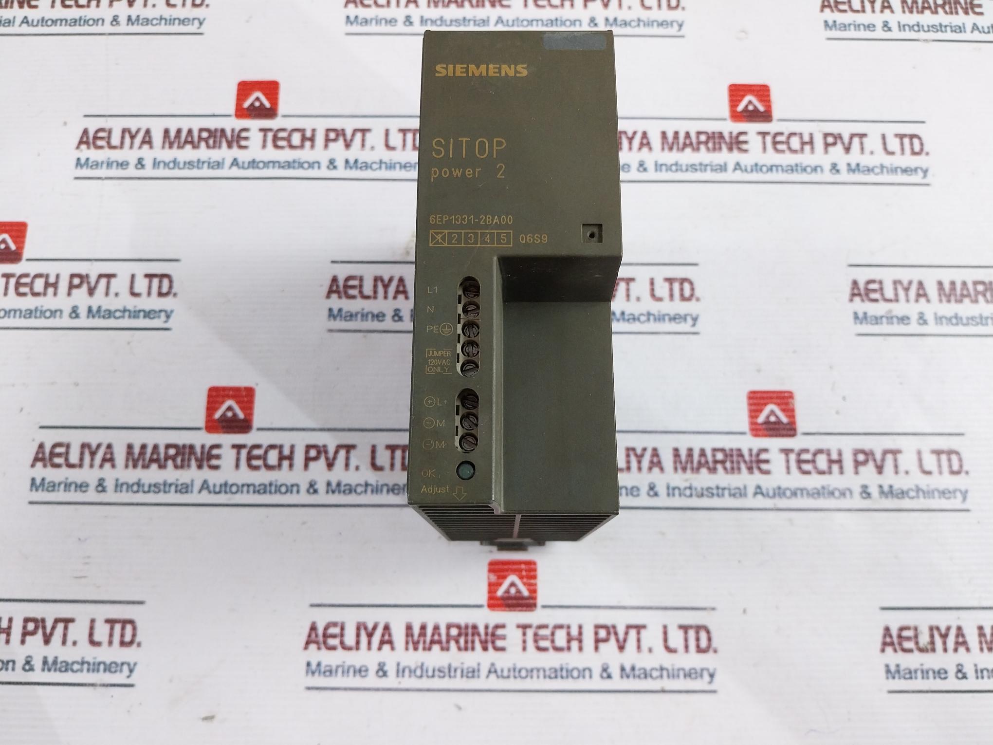 Siemens Sitop Power 2 6Ep1 331-2Ba00 Power Supply – Aeliya Marine Tech