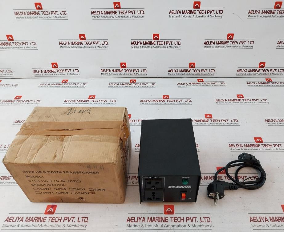Sine Wave Dt-500Va Step Up & Down Transformer 110V-220V 500W 50/60 Hz ...