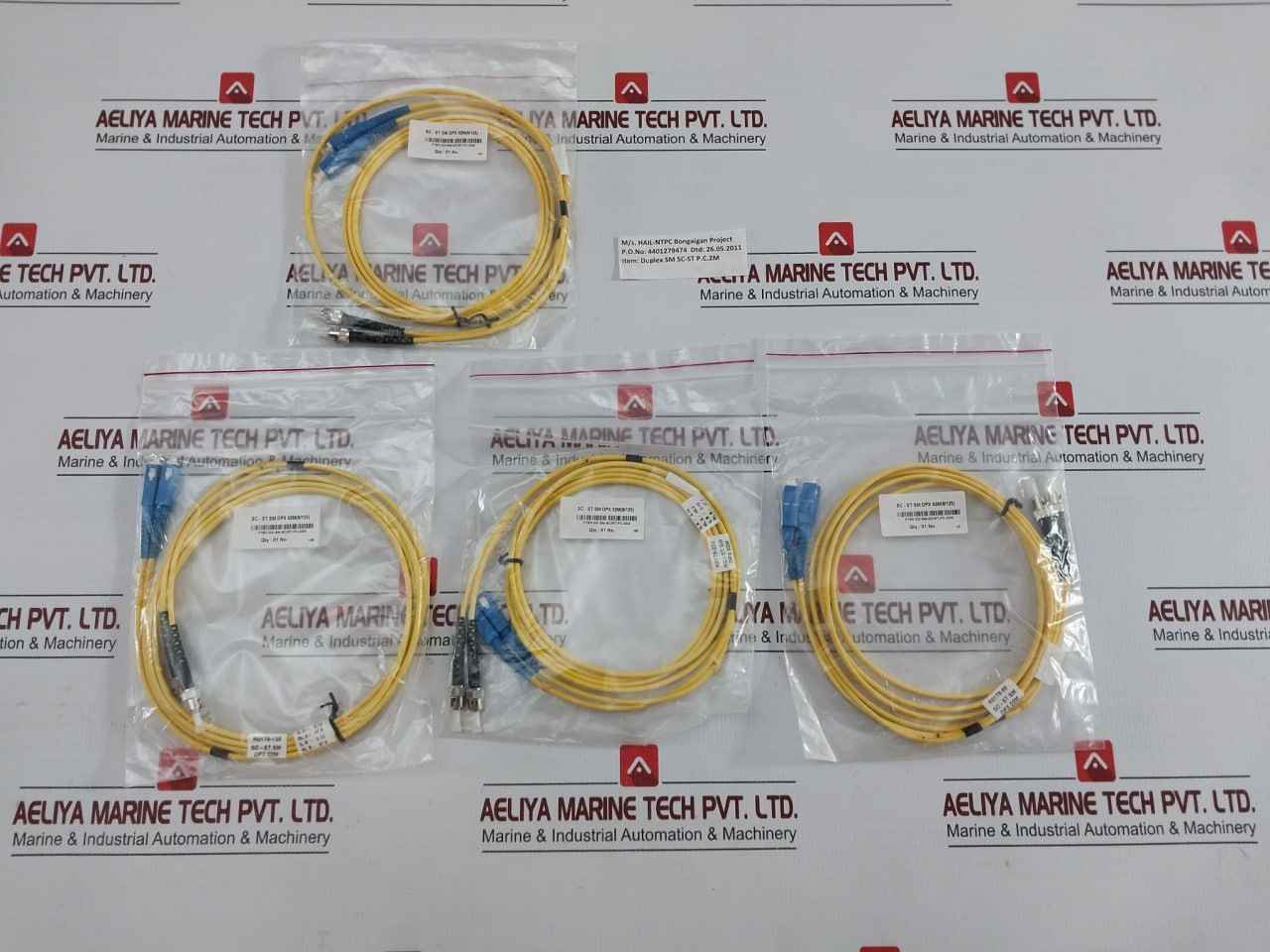 Single Mode Duplex Fiber Optic Patch Cable Set Ftek-dx-sm-sc/Sc-pc-03M ...