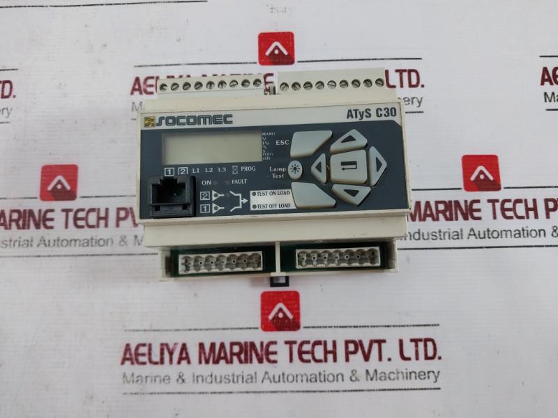 Socomec Atys C30 Automatic Transfer Switch Controller – Aeliya Marine Tech