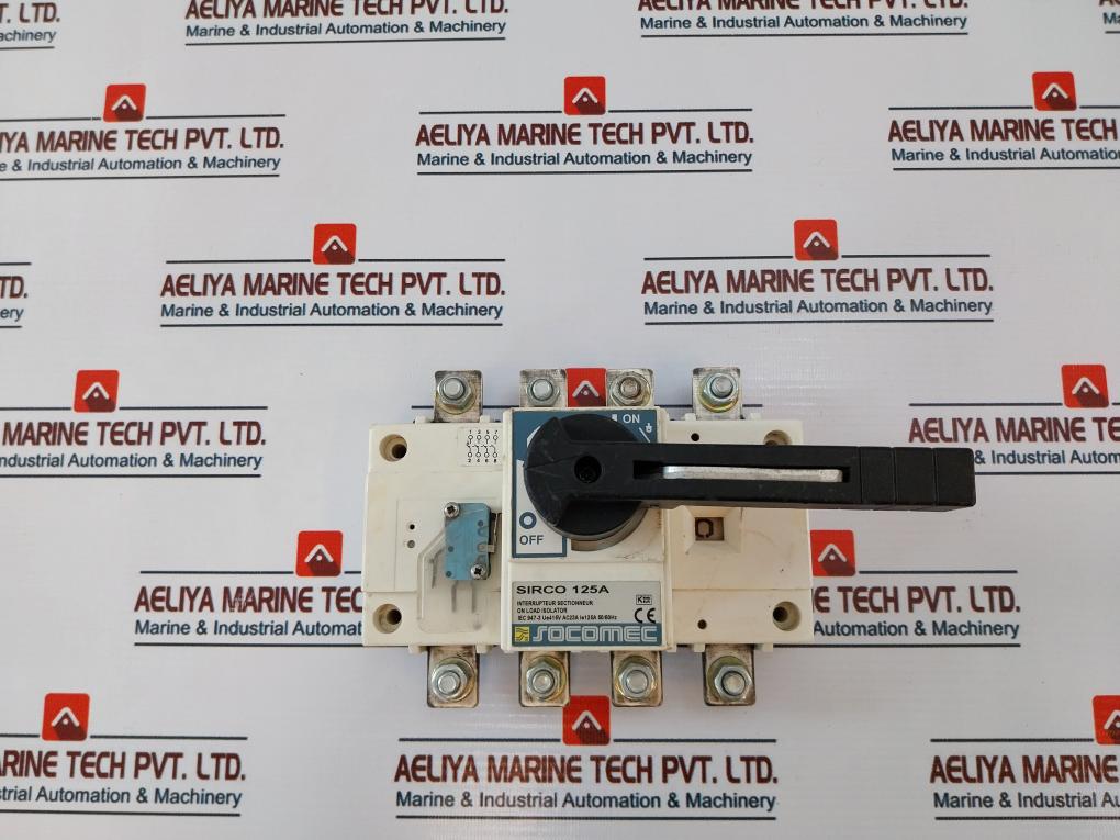 Socomec Sirco 125A Isolator Switch 50/60Hz – Aeliya Marine Tech