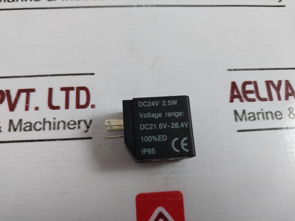 Solenoid Coil Dc24V 2.5W Ip65 Dc21.6V~26.4V – Aeliya Marine Tech