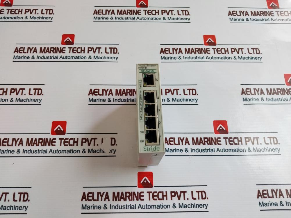 Stride Se-sw5U 5-port Industrial Ethernet Switch 10-30Vdc – Aeliya ...