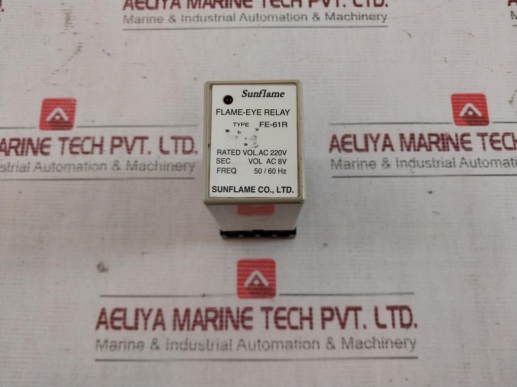 Sunflame Fe-61R Flame Eye Relay Ac 220V 50/60Hz Pf113A 2651 – Aeliya ...