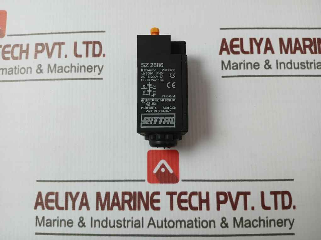 Rittal Sz 2586 Door Operated Switch Ac-15 230v 6a Dc-13 24v 10a ...