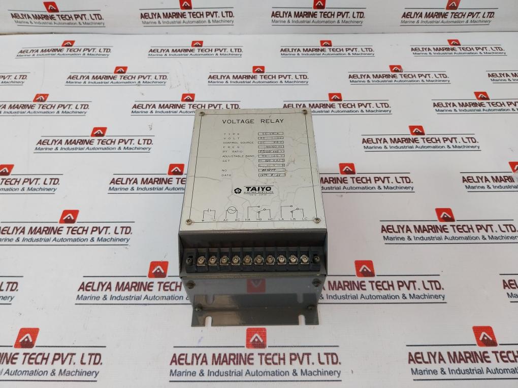 Taiyo Electric Sc-vr-a Voltage Relay 50/60Hz 110Vac – Aeliya Marine Tech