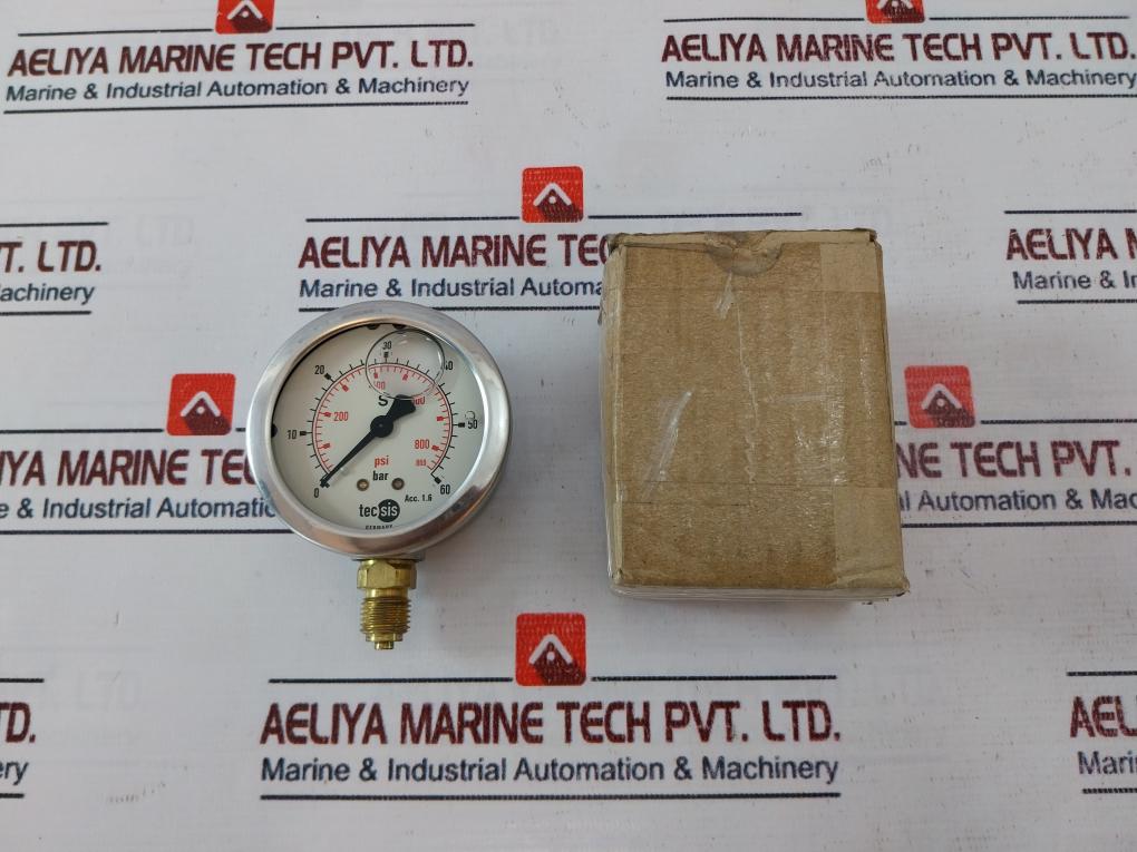 Tecsis 0-60 Bar Pressure Gauge – Aeliya Marine Tech