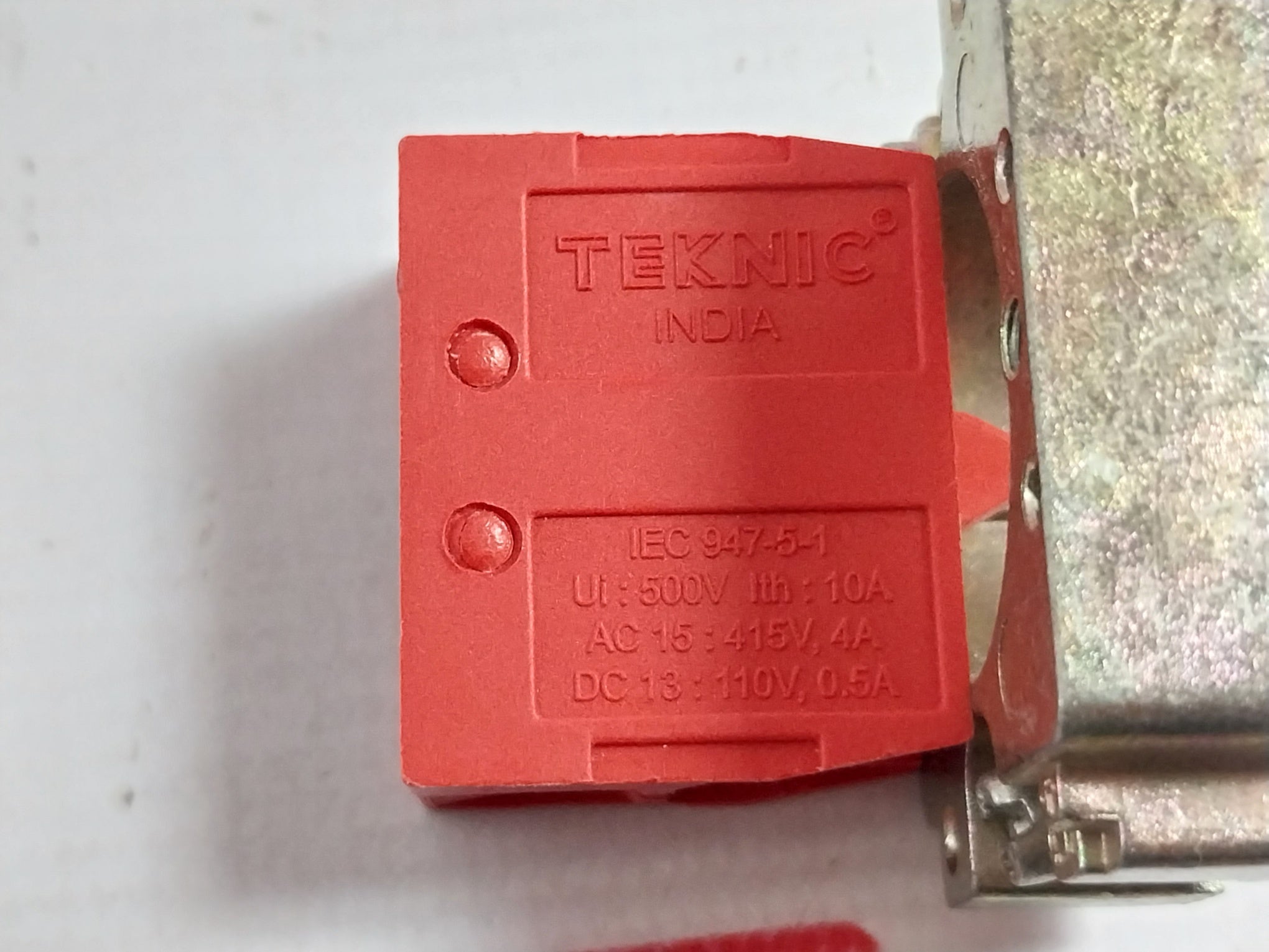 Teknic S2 Normally Closed Contact Block Actuator Mounting – Aeliya ...