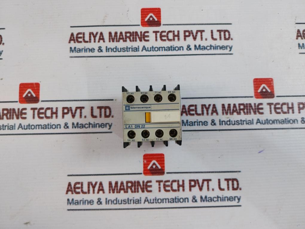 Telemecanique LA1 DN22 Auxiliary Contact Block – Aeliya Marine Tech